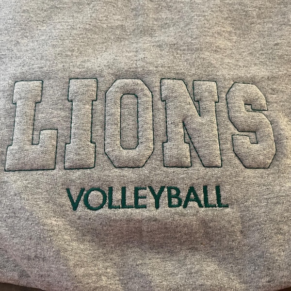 Embossed 3D Puff Embroidery Font - Puff Foam Embroidery Font - Puffy ...