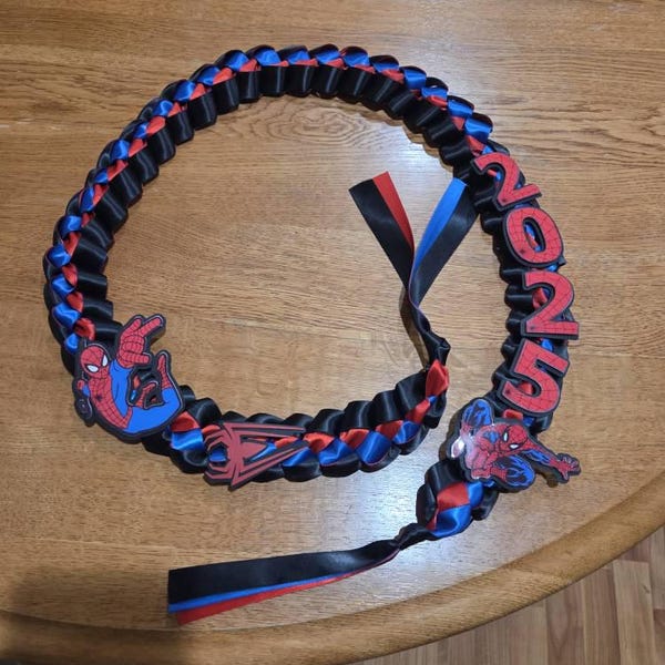 Spiderman Graduation Lei - Etsy