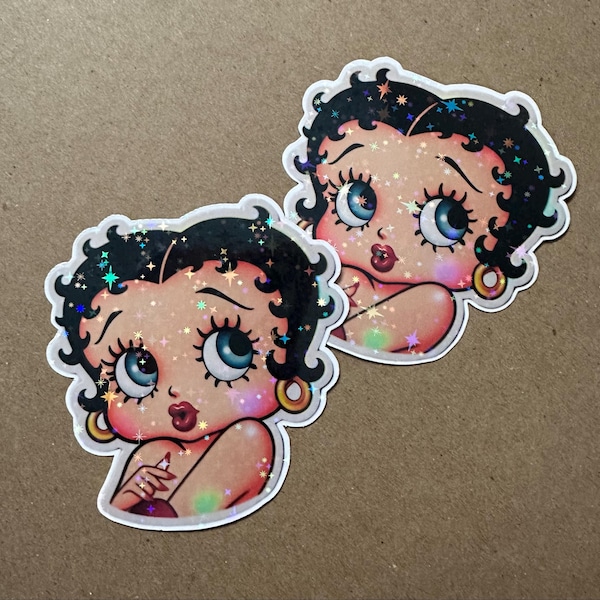 Betty Boop Stickers Buy the Bundle for Discount! Super Cute Sparkles ...