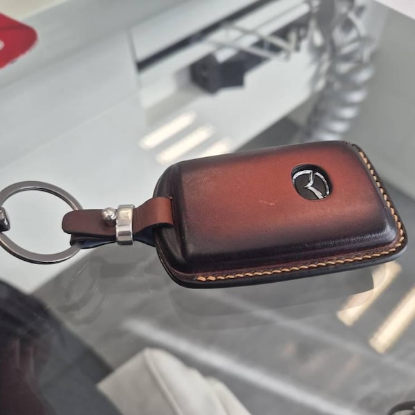 2024 2023 Mazda MX-5 Miata Key Cover - Leather Key Fob Cover for Mazda ...