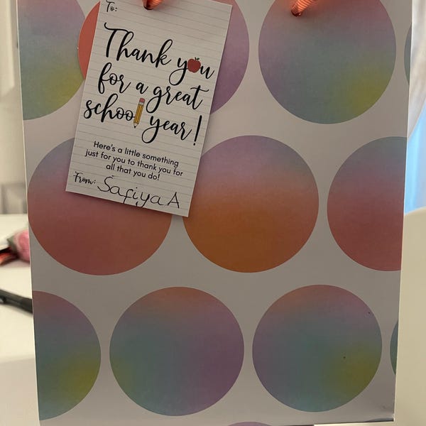 Editable Airplane Travel Theme Thank You Gift Tag Printable for Teacher ...