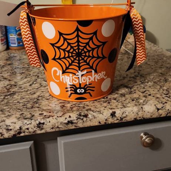 Personalized Rope Pail Bucket for Girls and Boys; Perfect for the Beach ...