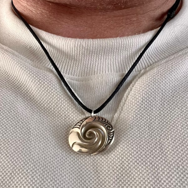 Maori Love Symbol ~solid Sterling Silver Koru~new Zealand - Etsy