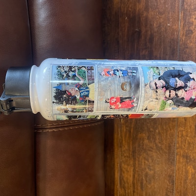 Customized Photo Collage Hydro Water Bottle/tumbler Personalized Photo ...