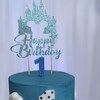 Personalised Custom Glitter Cake Topper Happy 15th Birthday Ian Fifteen ...