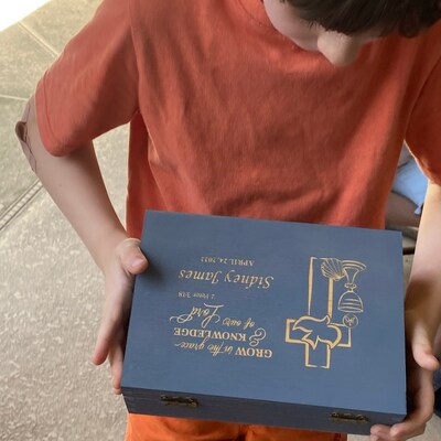 First Holy Communion Gift Box, Memory Box, 1st Communion Keepsake Box ...