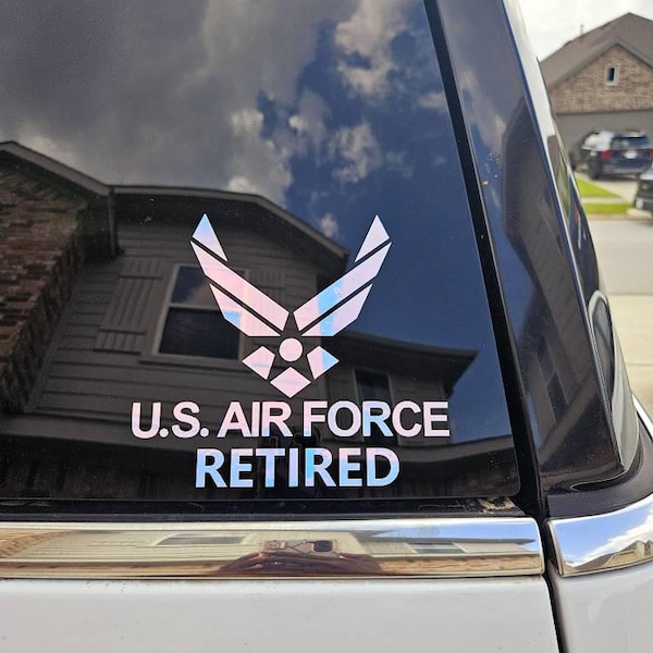 U.S. Air Force Decal Car, Truck, Windshield, Laptop, Vinyl, Holographic ...