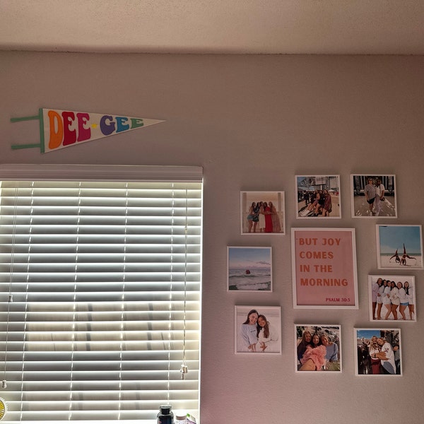 Sorority Rainbow Pennant Flag - Etsy