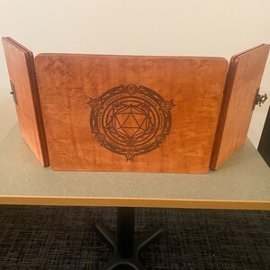 Personalized Engraved Wood Dungeon Master Screen With Custom - Etsy