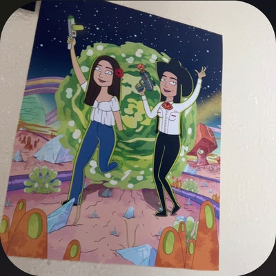 We Draw You in Your Favorite Animated TV Show Style, Custom Cartoon ...