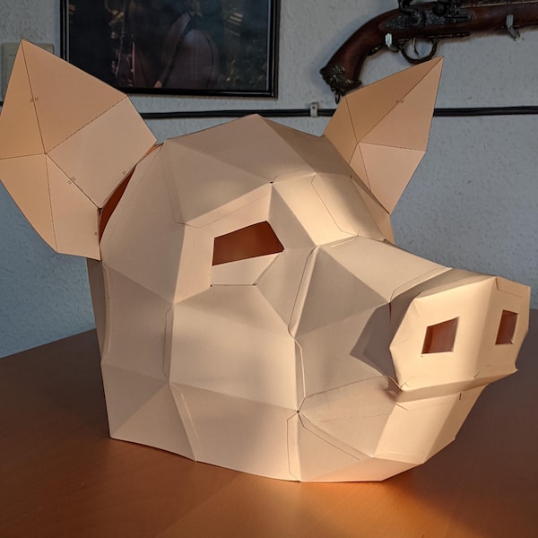 Eagle Mask, Falcon Mask | DIY Paper Mask, Printable Template ...