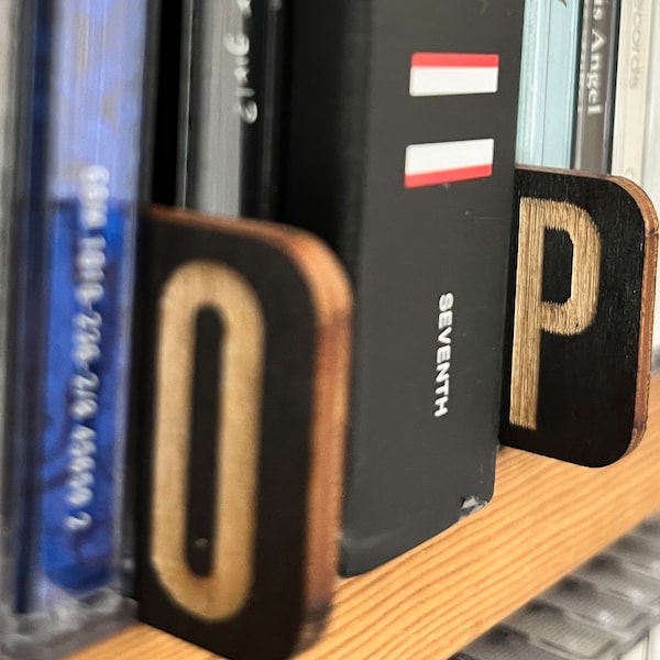 Eco Friendly, Both Sides CD Dividers, Set of 26 Horizontal, A to Z, CD ...