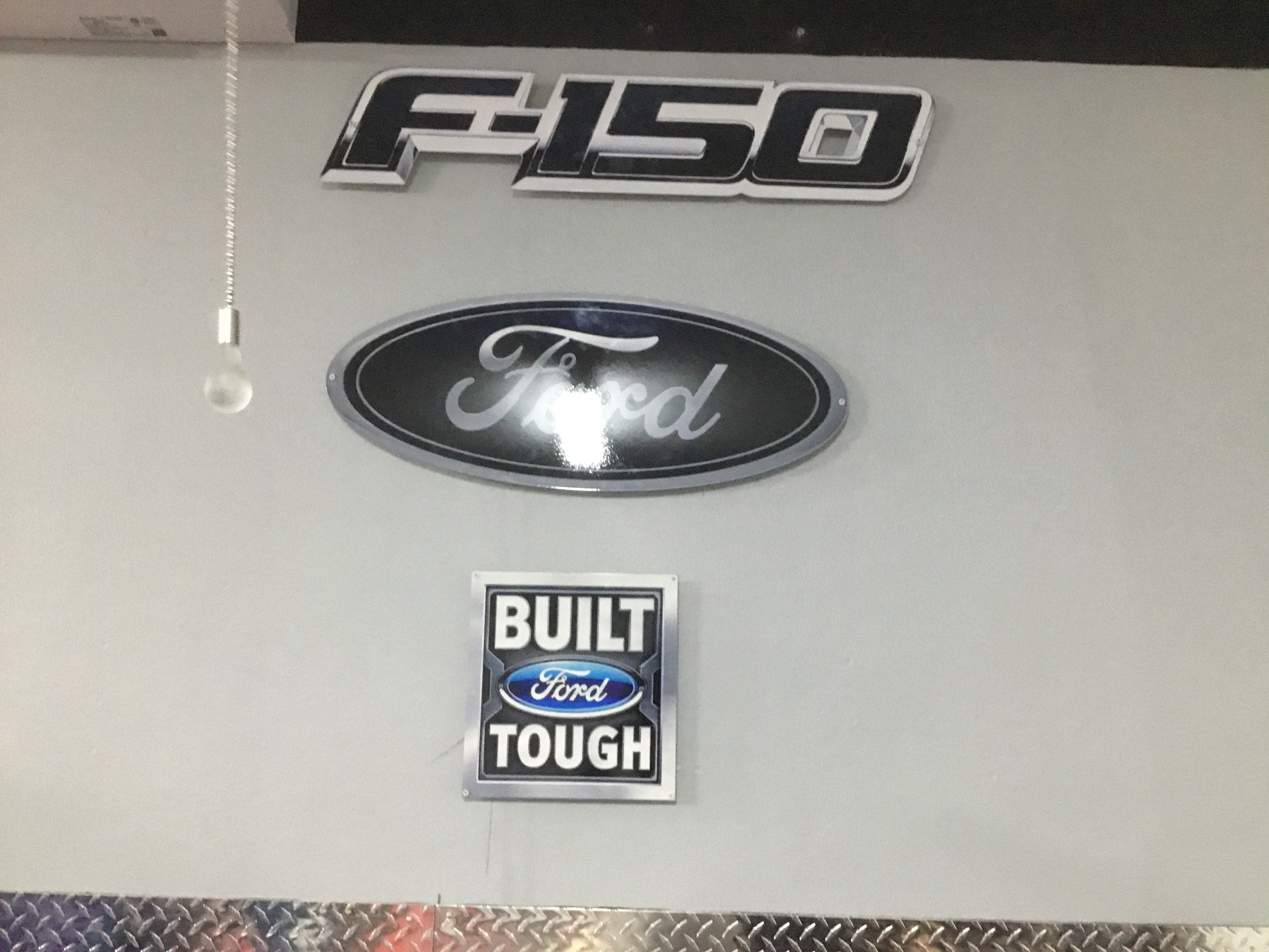 Built Ford Tough Metal Art Wall Sign | Etsy