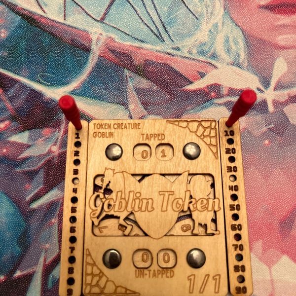 MTG Commander Caddy Life Counter, Command Zone Holder, Damage Tracker ...