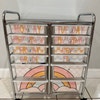 Calm Pastel Classroom Decor 10-drawer Cart Labels & 12 Drawer Cart ...