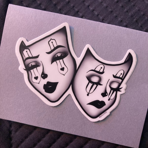 Pink Valentine Payasitas Smile Now Cry Later Masks - Etsy