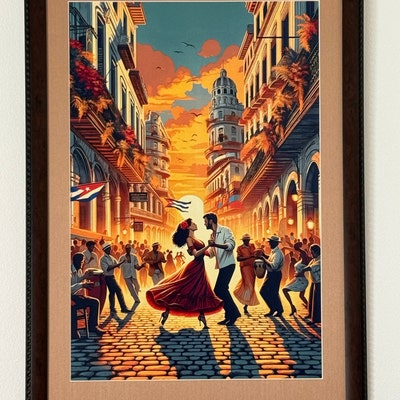 Havana Cuba Print, Travel Poster, Retro, Wall Decor, Vintage Travel ...