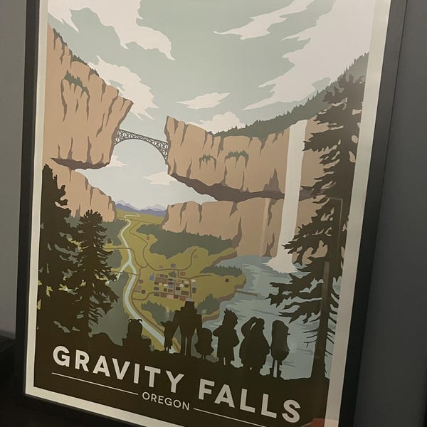 Gravity Falls National Park Poster - Etsy