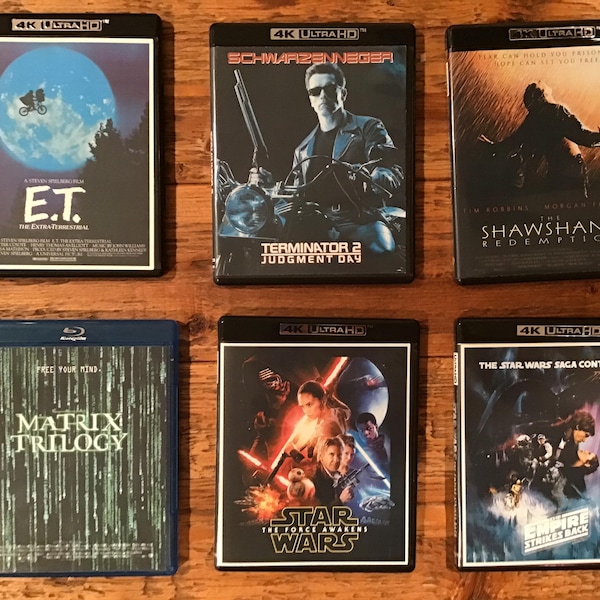 Assorted Custom Blu-ray Artwork - Etsy