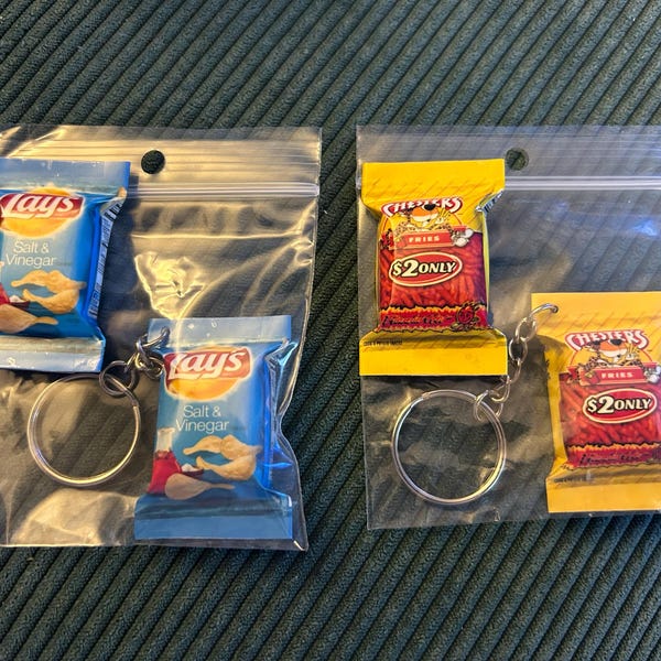 Fun Variety Mini Things Chip Keychains (each Sold Separately) - Etsy