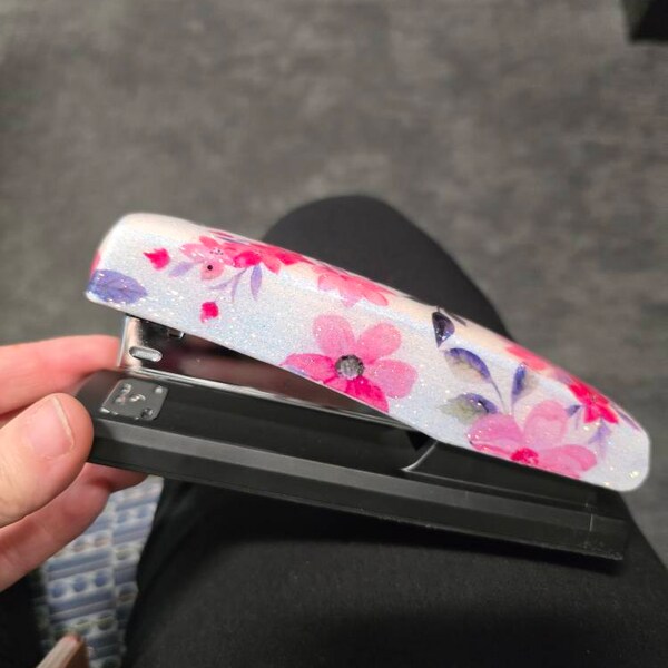 Retro Resin Teacher Stapler, Custom Desk Stapler, Composition Notebook ...