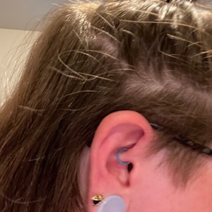 Helix Piercing Wrapped Opal Helix Earring Helix Ring - Etsy