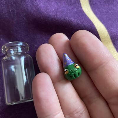 Pocket Familiar Cute Corvid Mini Crow Raven Pictish Clay Figurine Totem ...