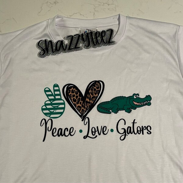 Peace Love Gators/alligators Svg/png/sublimation File, Digital Download ...