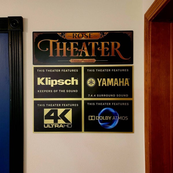 IMAX Enhanced Home Movie Theater Sign - Etsy