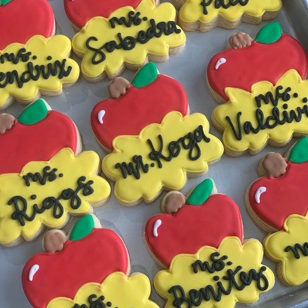 Nancy Apple Plaque Cookie Cutter - Etsy