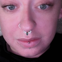 16G Sun Dangle Septum Hoop/septum Clicker/dangle Daith Ring/helix ...