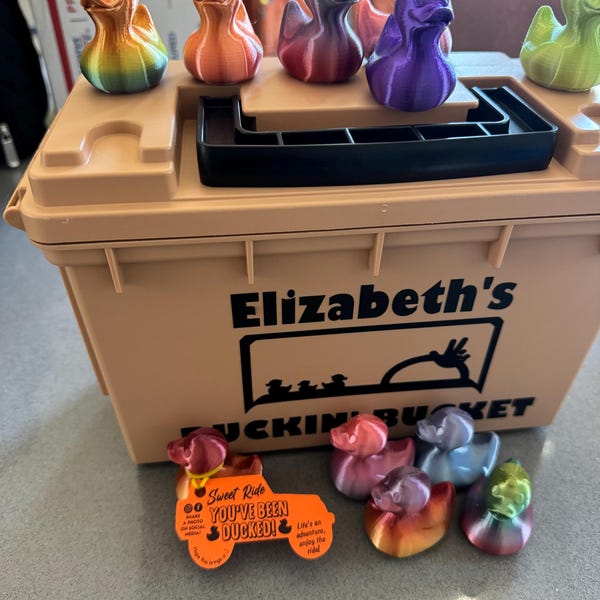 Hide a Duck - Scavenger Hunt Prank Joke - 100 Tiny Ducks - Game - Etsy