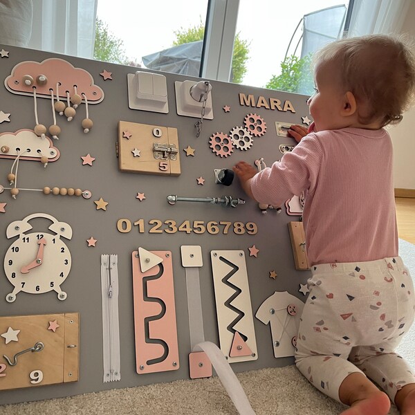 Activity Board for Toddler,busy Board, Fast Shipping, Fidget Board ...