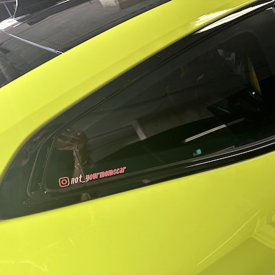 Instagram Sticker Social Media Sticker Vinyl Car Decal Holographic ...