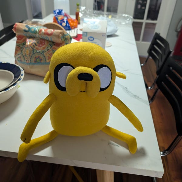 Klampon Plushie, Blue Crocodile Plush, Handmade Stuffed Animal, 10.6in ...