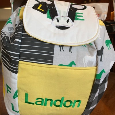 Personalized Toddler Backpack Personalized Boys Backpack-farm Backpack ...
