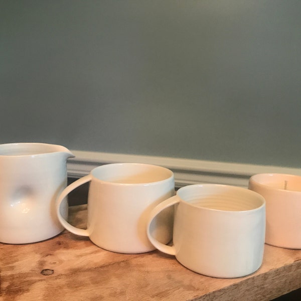 Set of 2 Everyday Bowls in Dijon - Handmade Pottery - Breakfast Bowl ...