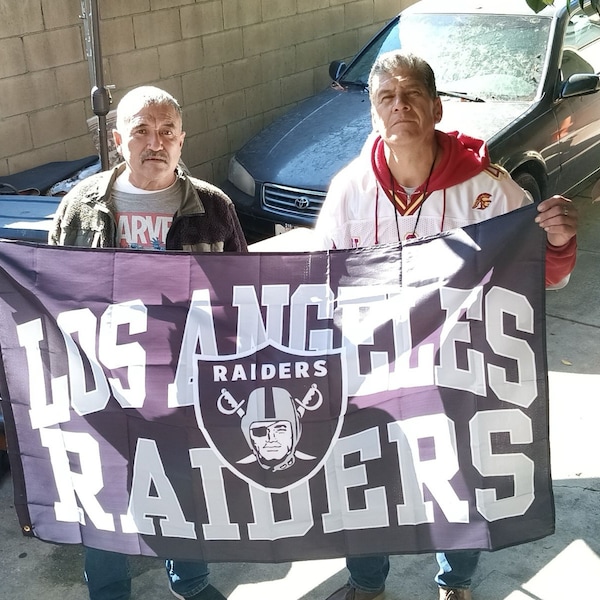 New 3 X 5 Foot Raiders Nfl Flag Los Ángeles Raider Nation Football - Etsy