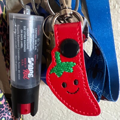 Jalapeno Keychain, Jalapeno Key Chain, Spicy Pepper Keyring, Chili ...