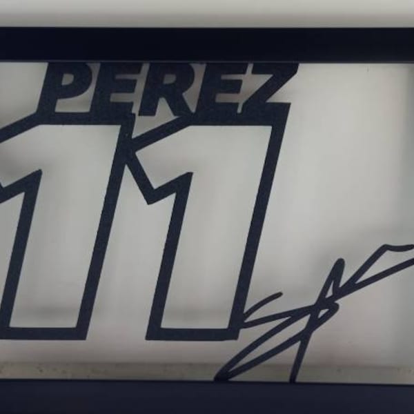 Daniel Ricciardo Formula 1 Signature Outline Frame, Perfect for Every ...