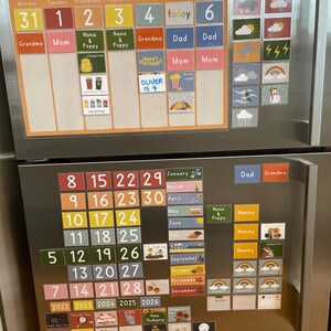 Weekly Routine Cards & Charts for Kids, Visual Calendar, Daily Rhythm ...