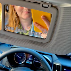 You Look Great Smiley Face Rear View Mirror Decal Car - Etsy