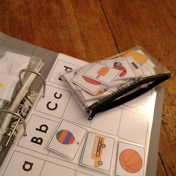 Beginning Sounds Matching Printable, Alphabet Matching, Phonics ...