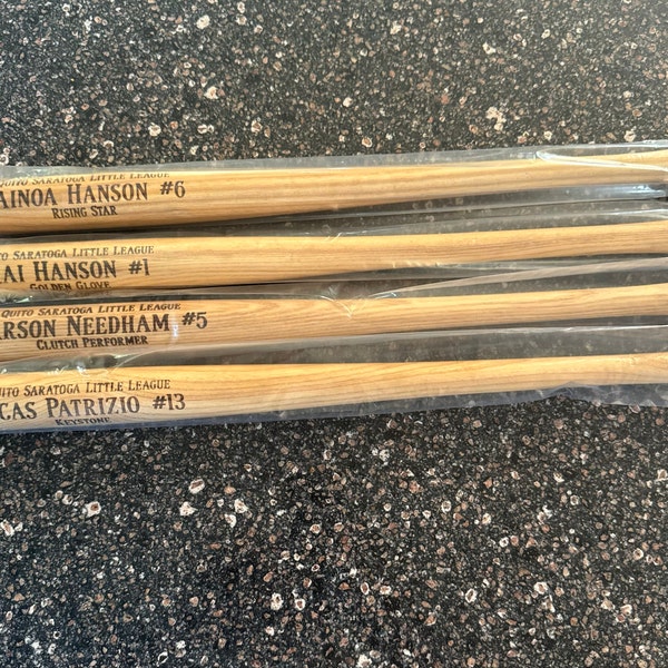 18" Trophy Bat Personalized Baseball Bat Custom Baseball Bat Engraved ...