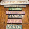 CAMPER, CAMPING,RV Campsite Personalized Carved Wood Sign Set. Hang It ...