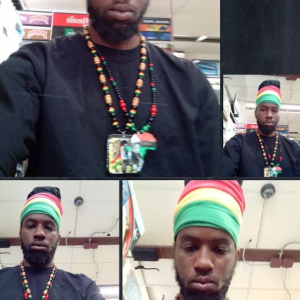 Original Rasta Colours Turban Rastaman Turban Red Yellow Green ...