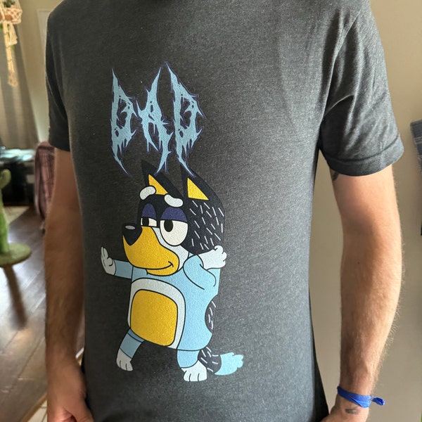 Bluey Metal Shirt, Black Metal, Goth Disney, Deathmetal, Blegh, Dead ...