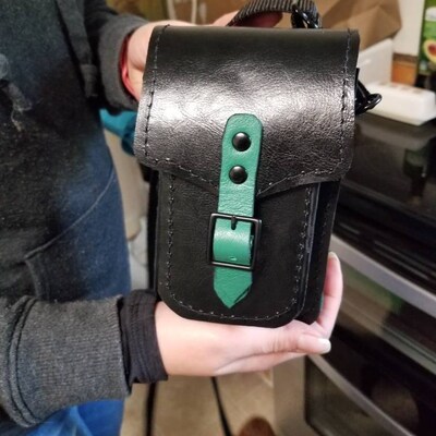 Leather Pouch Pattern Men Belt Waist Bag Pouch Leather Diy Leather ...