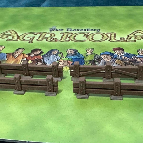 FENCE Tokens - Ideal for AGRICOLA Boardgame (15pcs or 75pcs) - Etsy