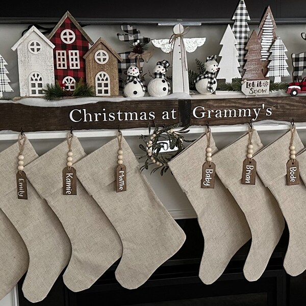 Family Stocking Holder, 30 Inch, Stocking Holder, Christmas Decor ...